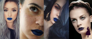 Labios azules, tendencia para las atrevidas
