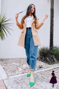 Outfits con zapatos verdes